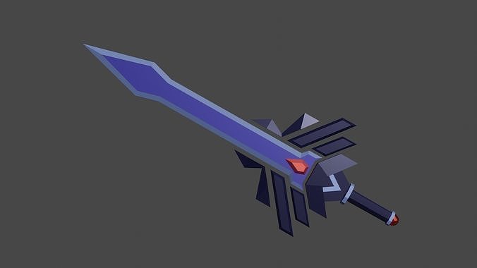 3D model Game prop sword VR / AR / low-poly | CGTrader