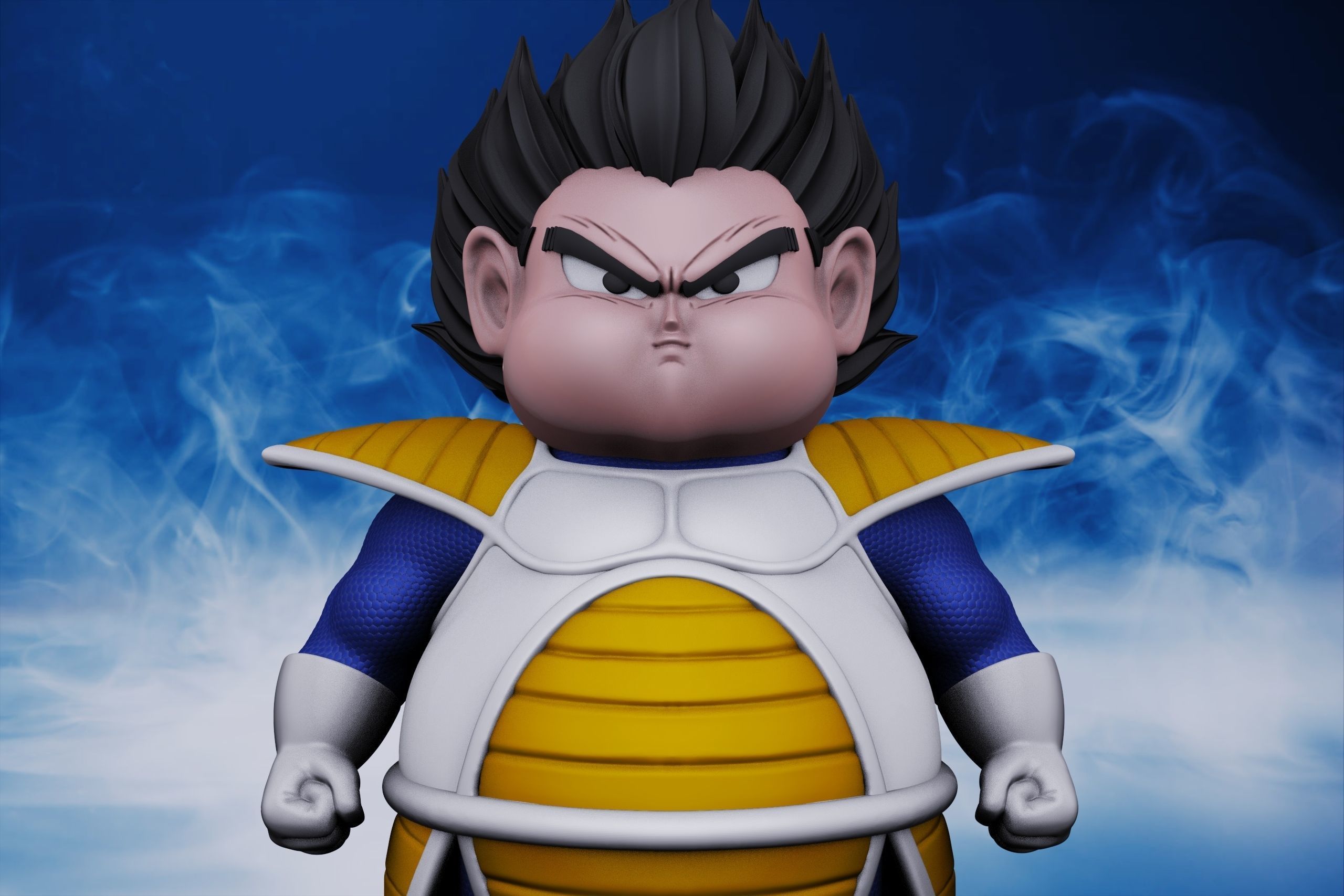 Fat vegeta 3D model 3D printable | CGTrader