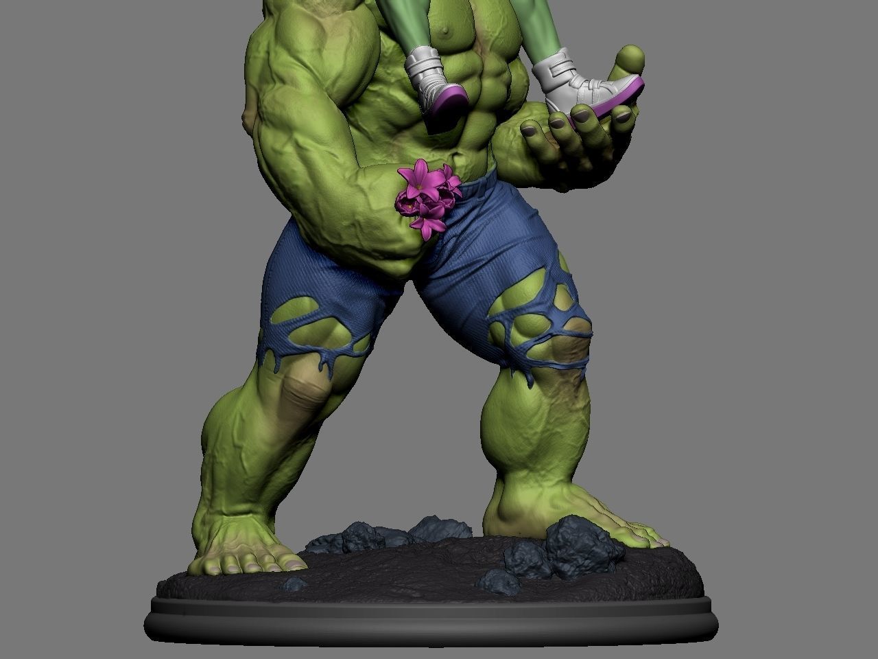 Hulk with She-hulk NSFW 3D model 3D printable | CGTrader