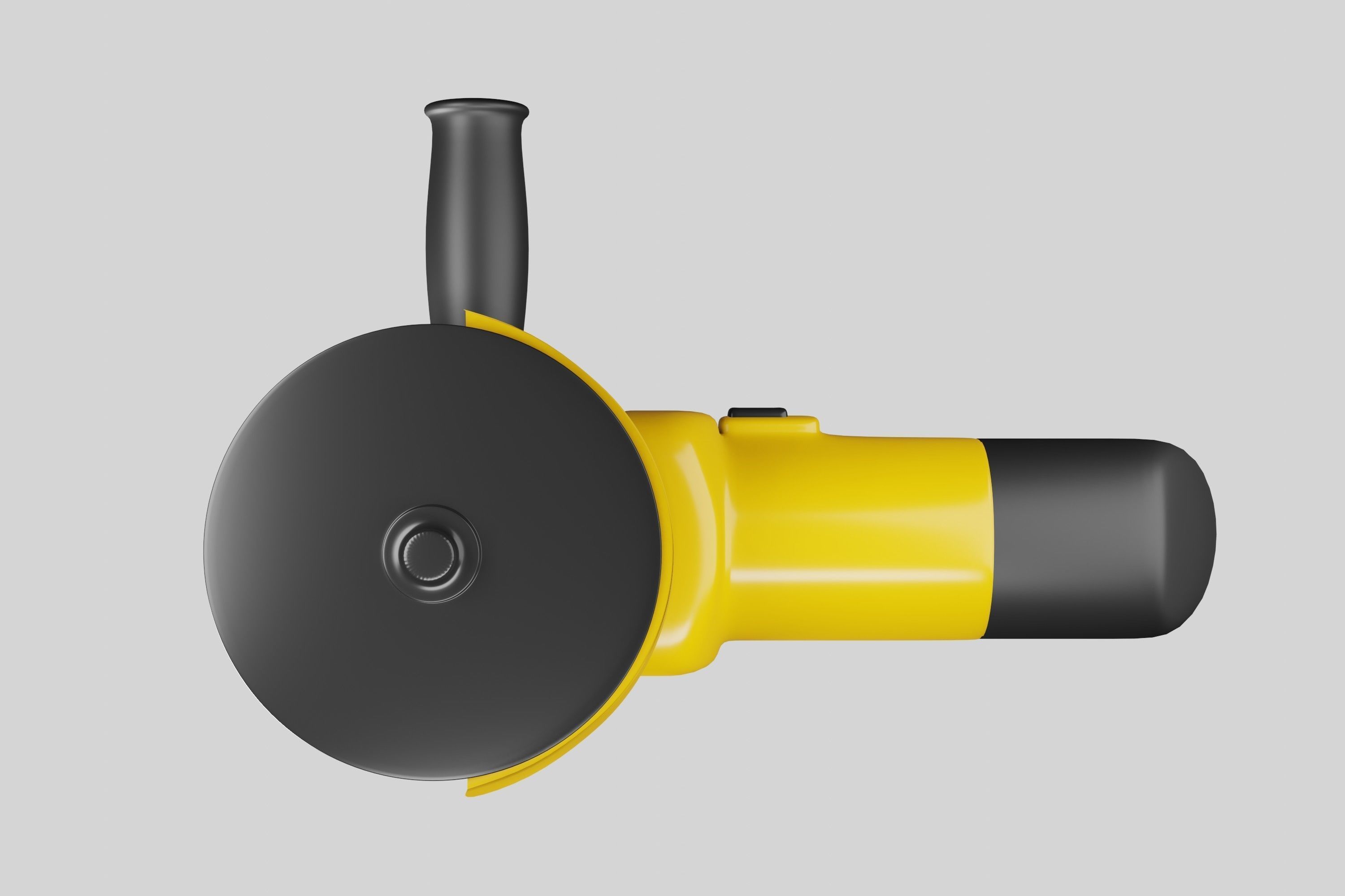 Yellow angle grinding machine tool 3D model | CGTrader