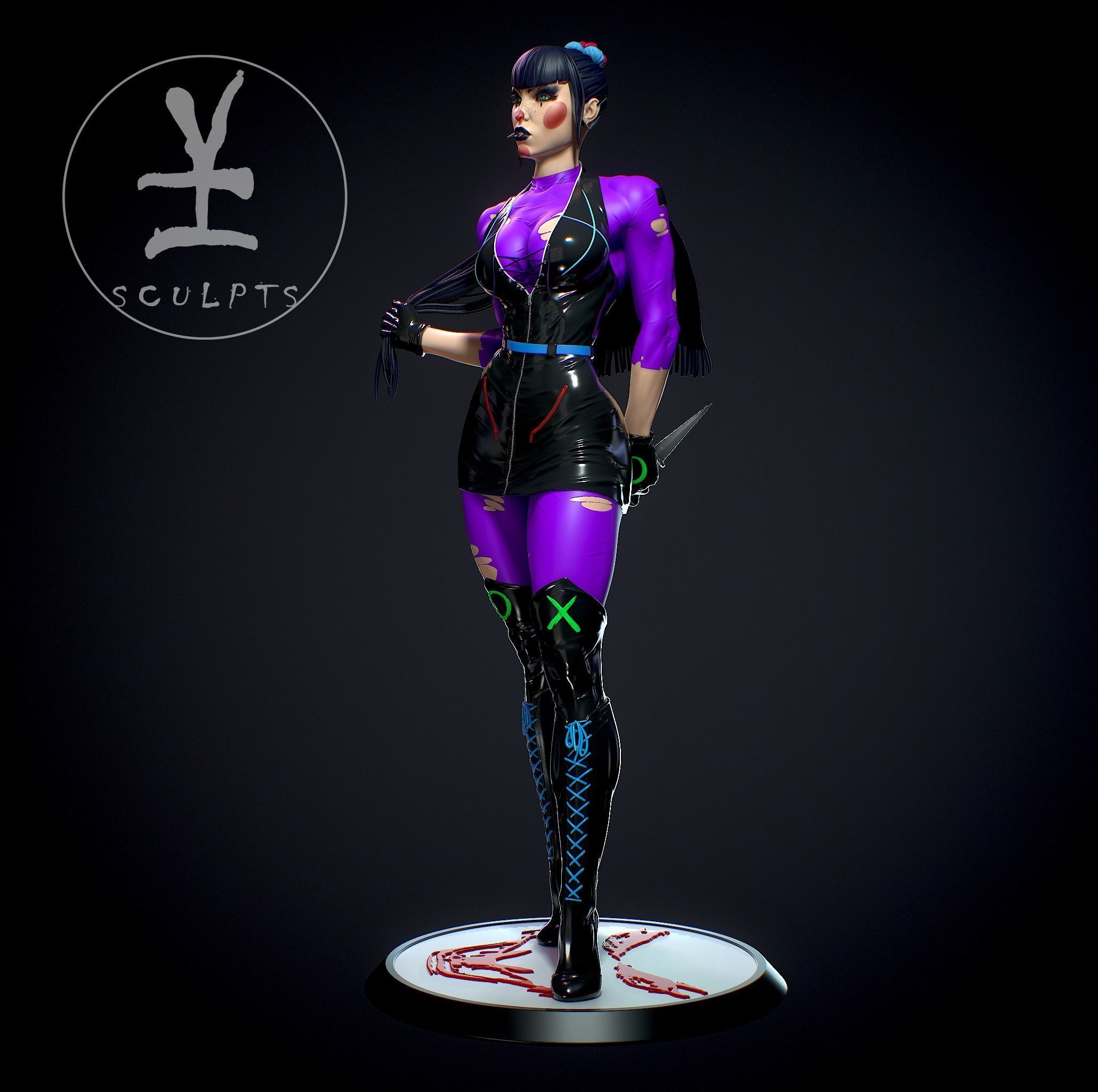 Punchline with NSFW 3D model 3D printable | CGTrader