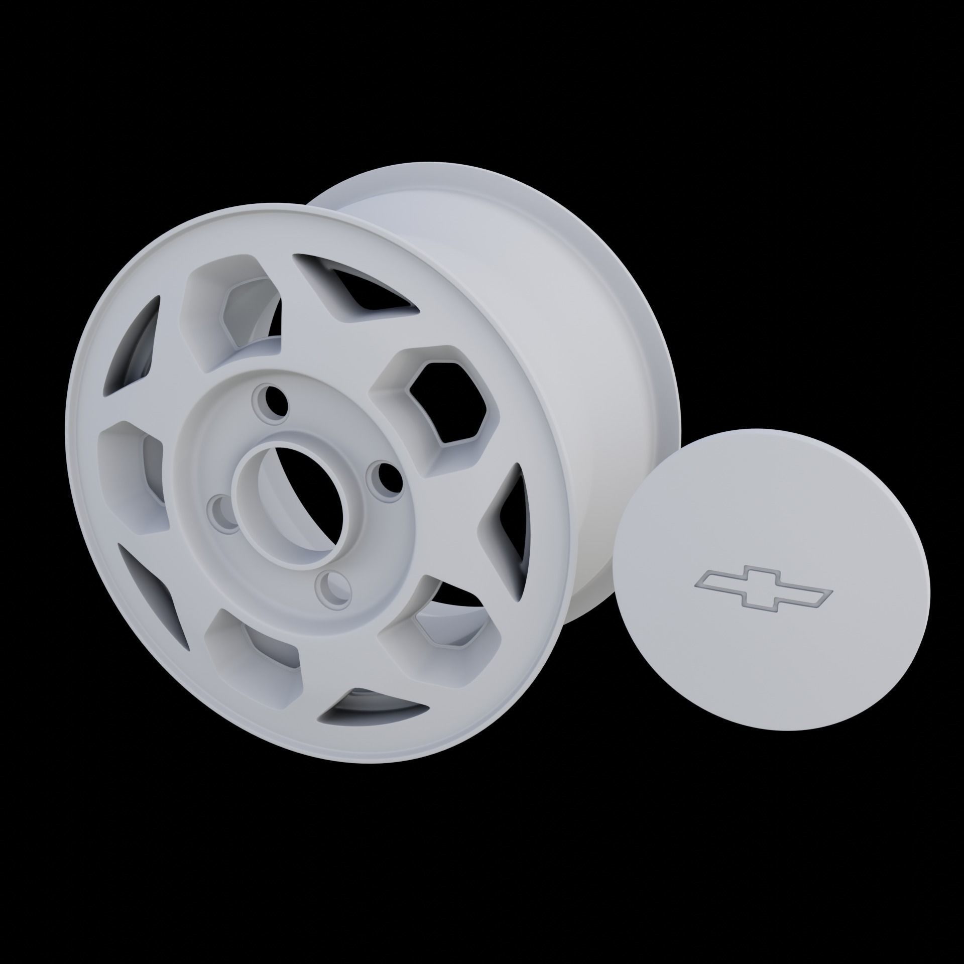 Chevrolet Monza Wheel 3D model | CGTrader