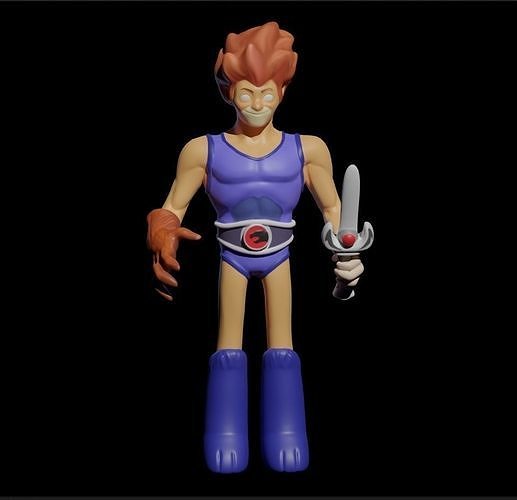 Cute Leon-o 3D model 3D printable | CGTrader