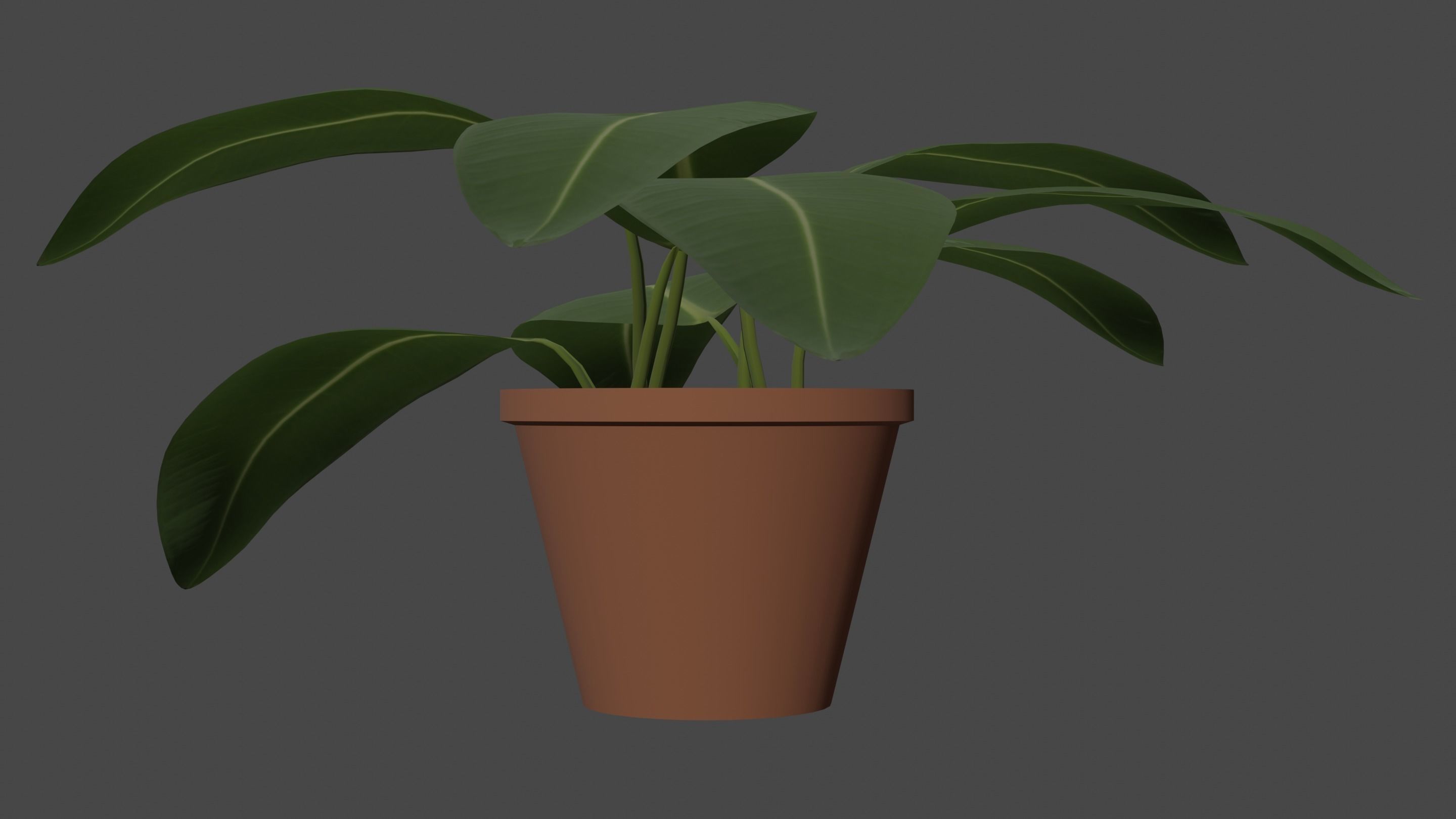 3D model Plant pot VR / AR / low-poly | CGTrader