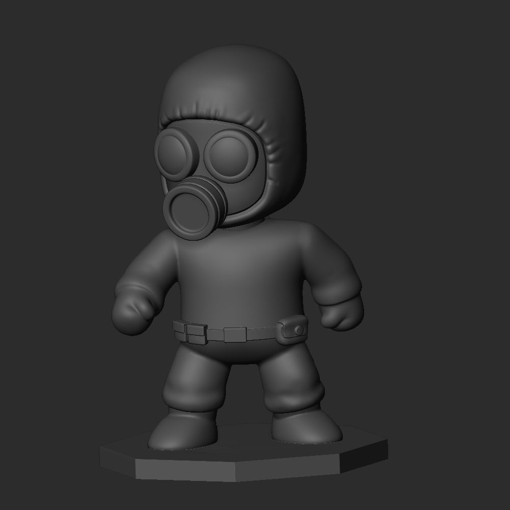 STUMBLE GUYS HAZMAT NBC 3D model 3D printable | CGTrader