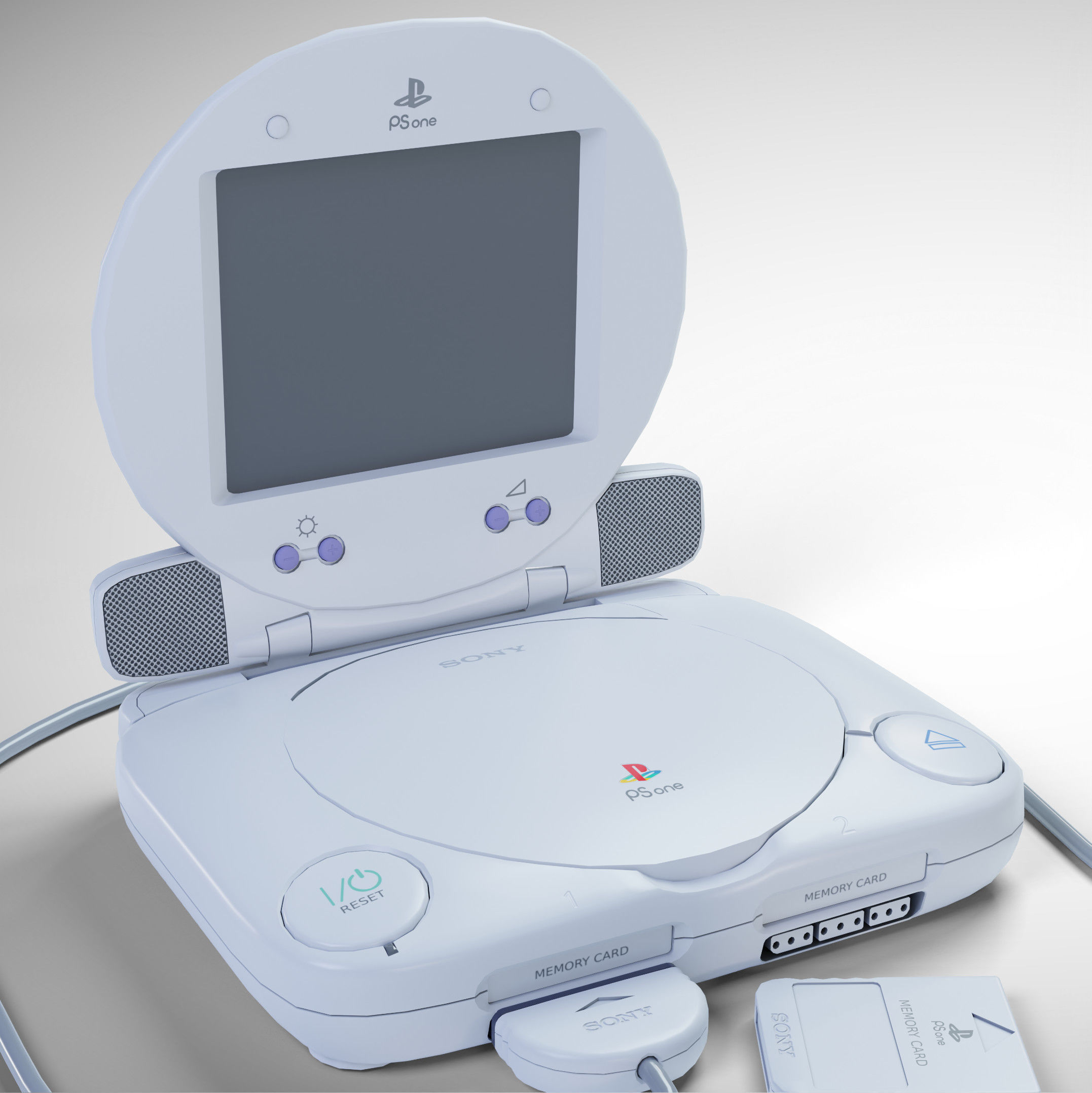 3D model Sony PlayStation PS one VR / AR / low-poly | CGTrader