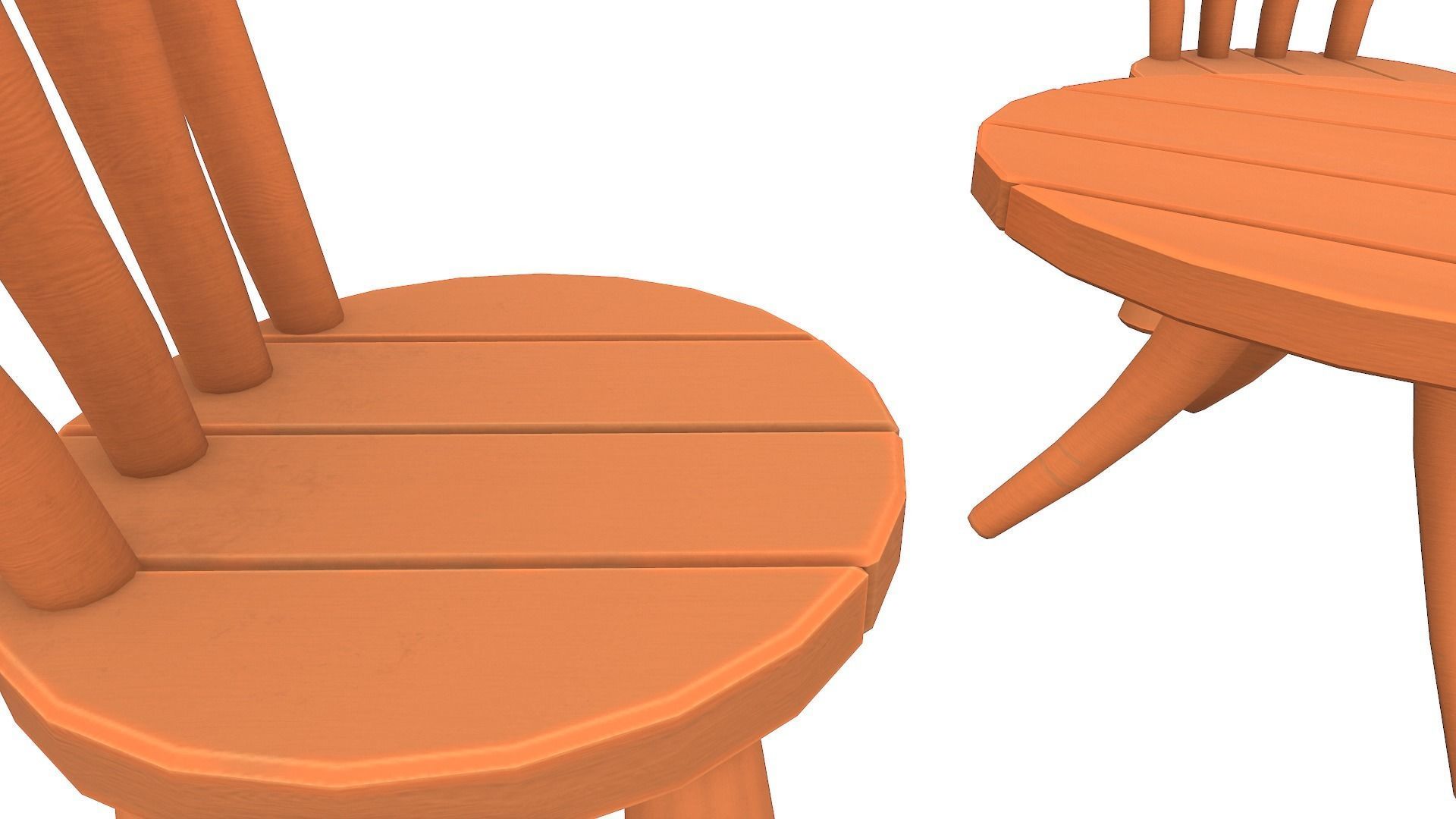 3D model Cartoon Chair and Table VR / AR / low-poly | CGTrader
