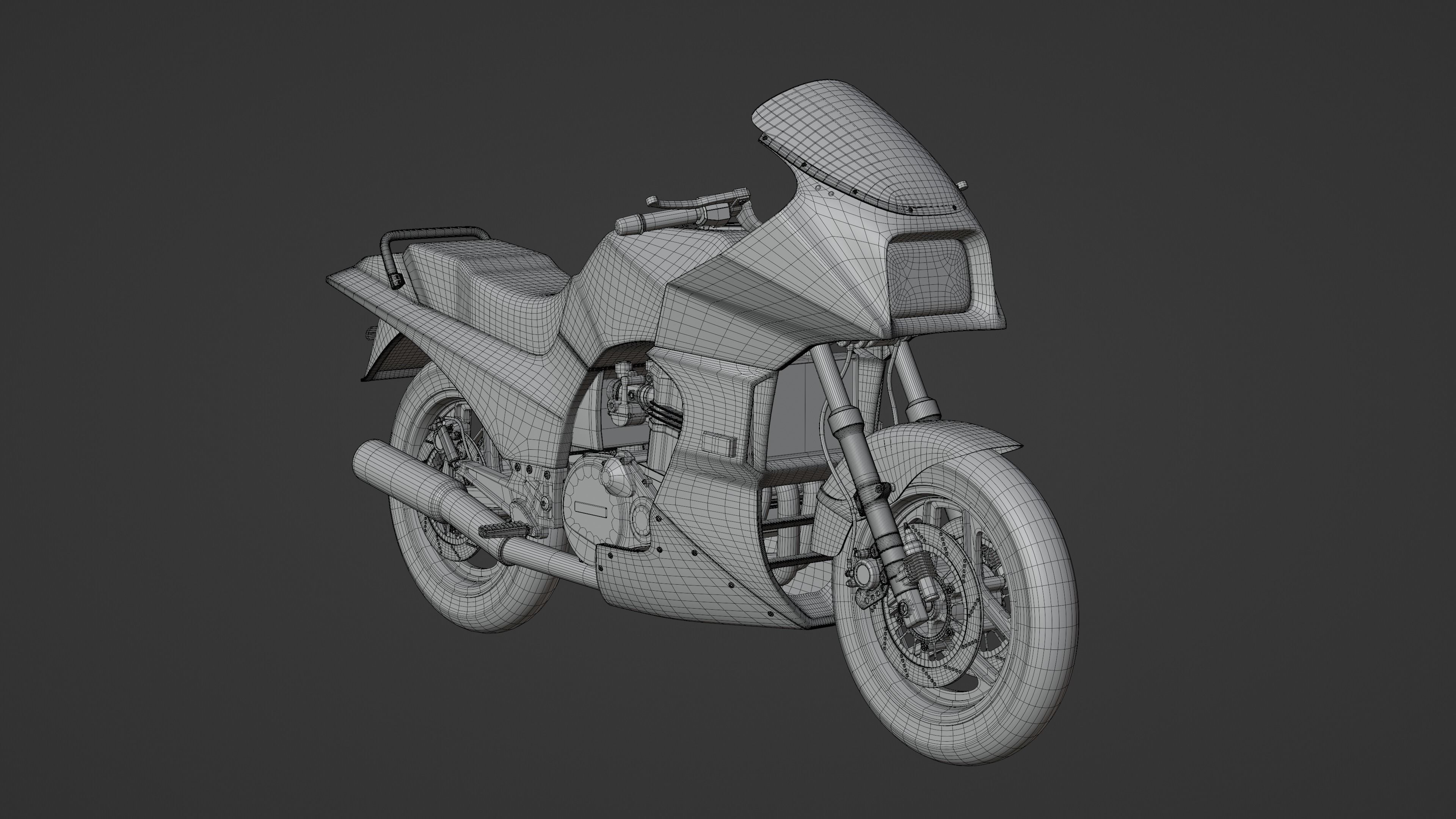 Kawasaki Ninja - GPZ 900R 3D model | CGTrader