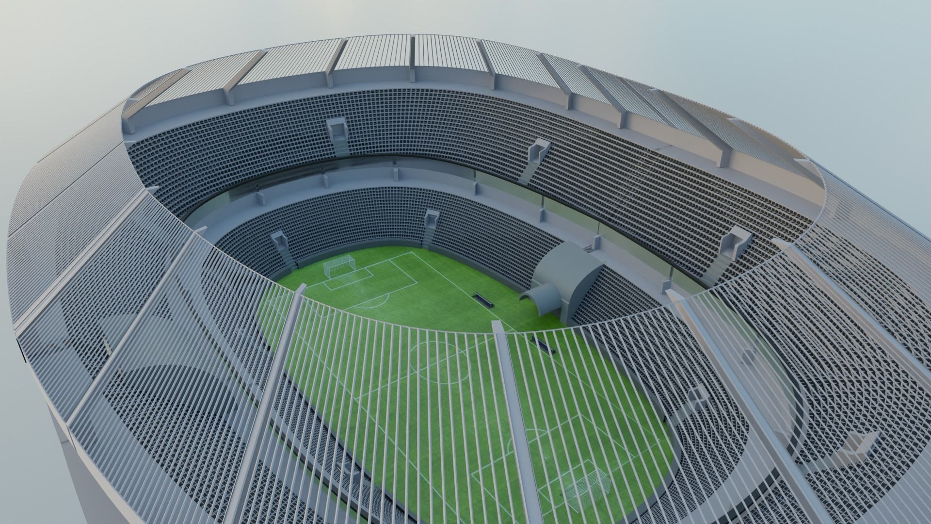 3D model Football Stadium VR / AR / low-poly | CGTrader