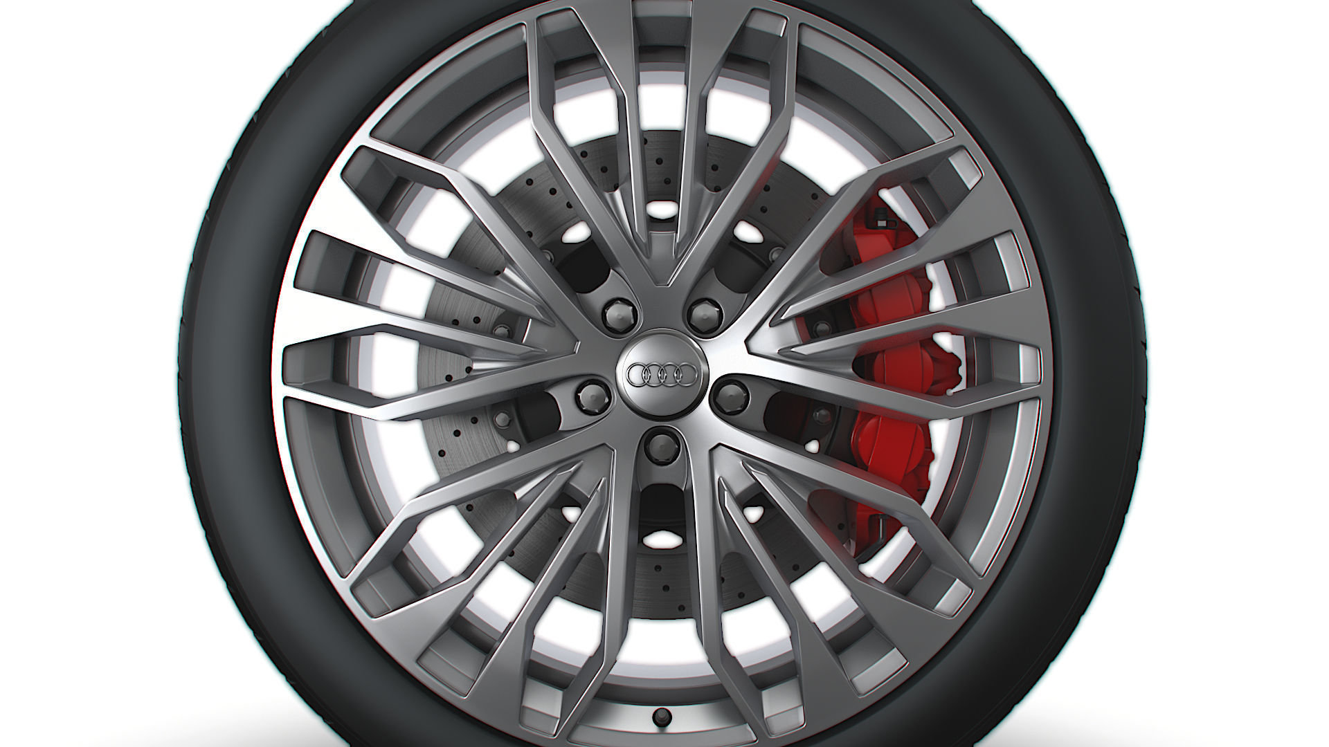 Audi R8 RS wheel 3D model | CGTrader