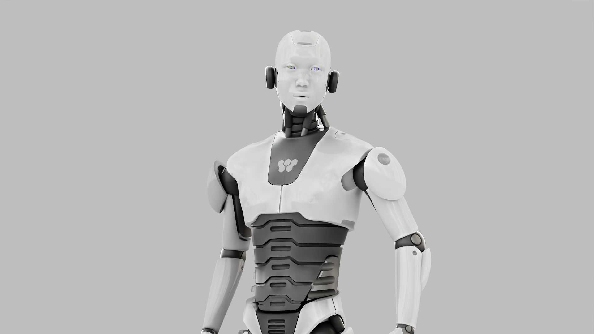 HUMANOID M-3000 RIGGED 3D model rigged | CGTrader