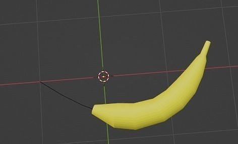 Low-poly Banana free 3D model | CGTrader