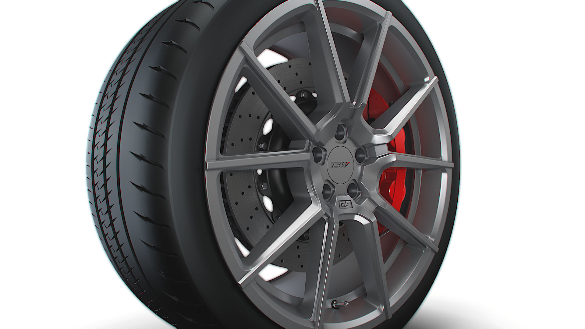 TWS Chrono wheel 3D model | CGTrader