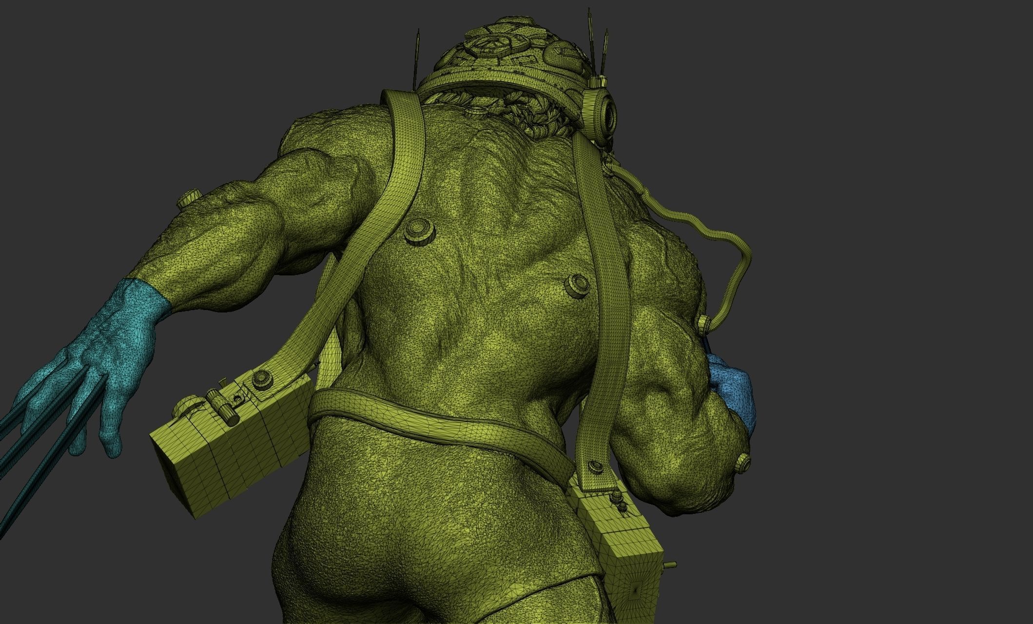 Wolverine Concept Full Body - FanArt - 3D Print ready Asset 3D model 3D ...
