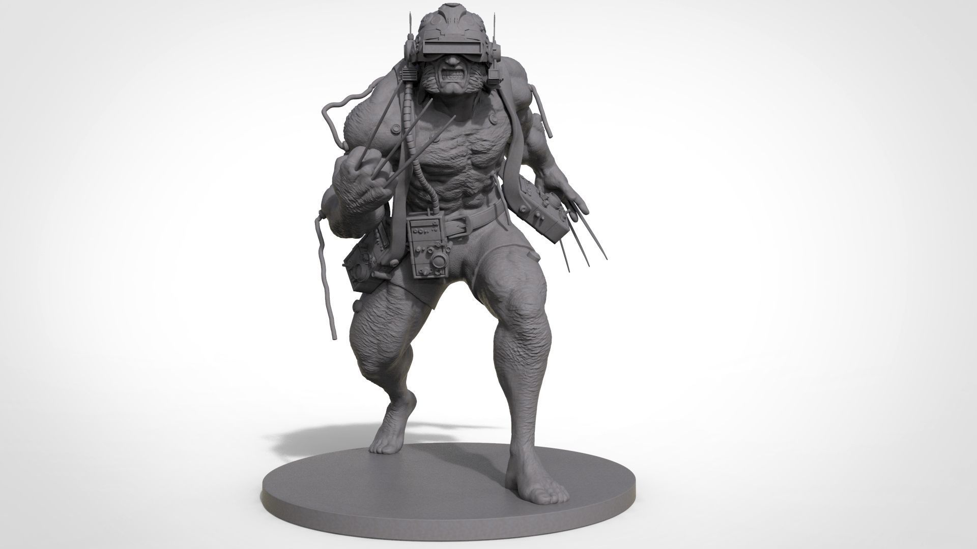Wolverine Concept Full Body - FanArt - 3D Print ready Asset 3D model 3D ...