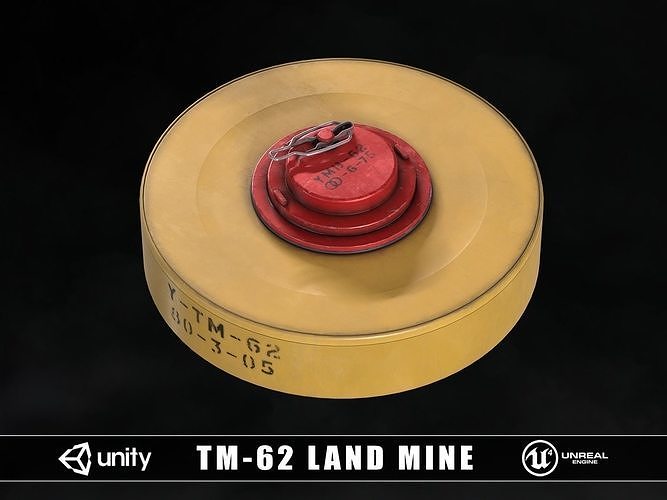 3D model TM-62 Land Mine VR / AR / low-poly | CGTrader