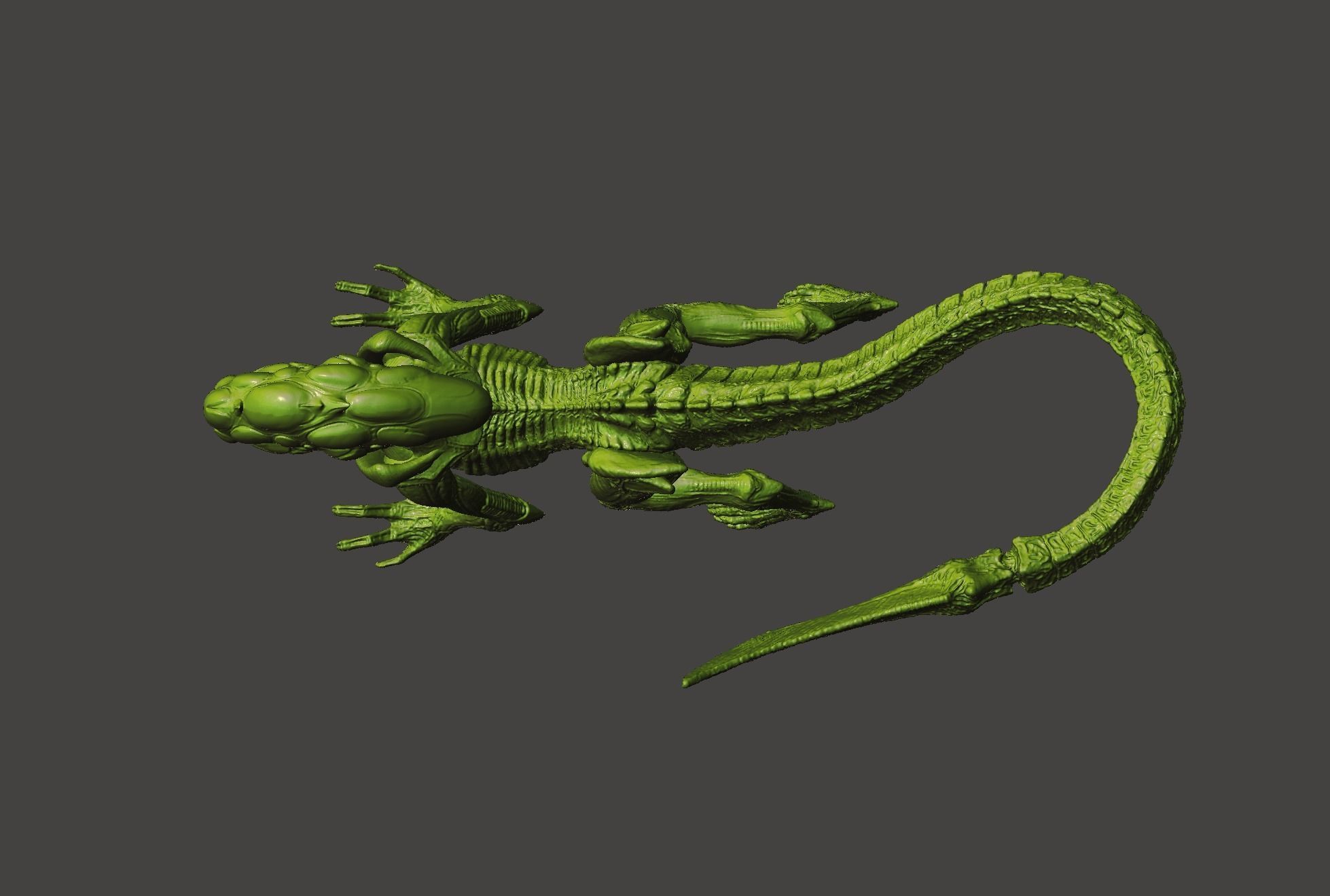 Aliens Fireteam Elite Burster Xenomorph Alien Popper Hi-Poly STL 3D ...