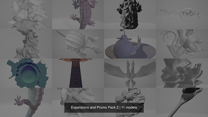Expansions and Promo Pack 2 3D Model Collection | CGTrader