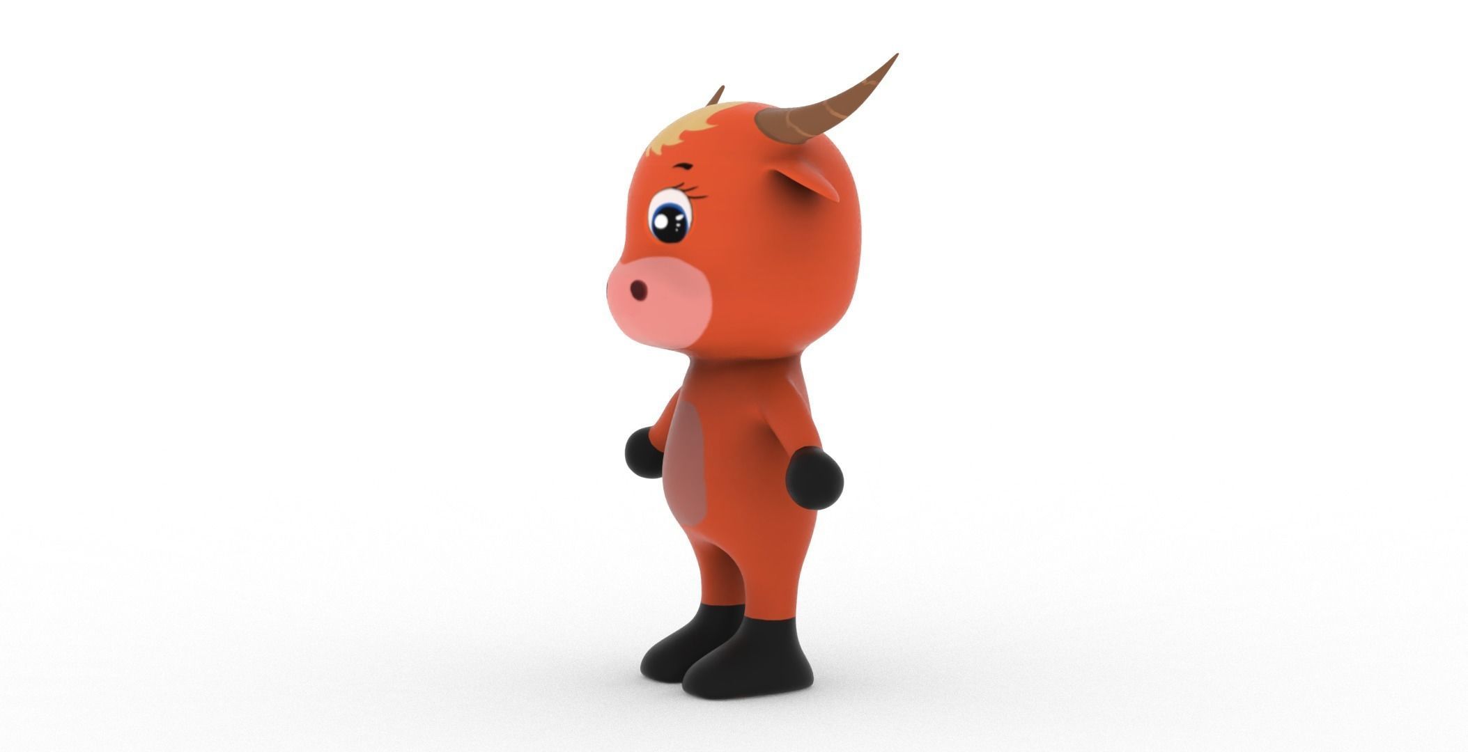3D model Character002 Animated Buffalo 3D VR / AR / low-poly | CGTrader