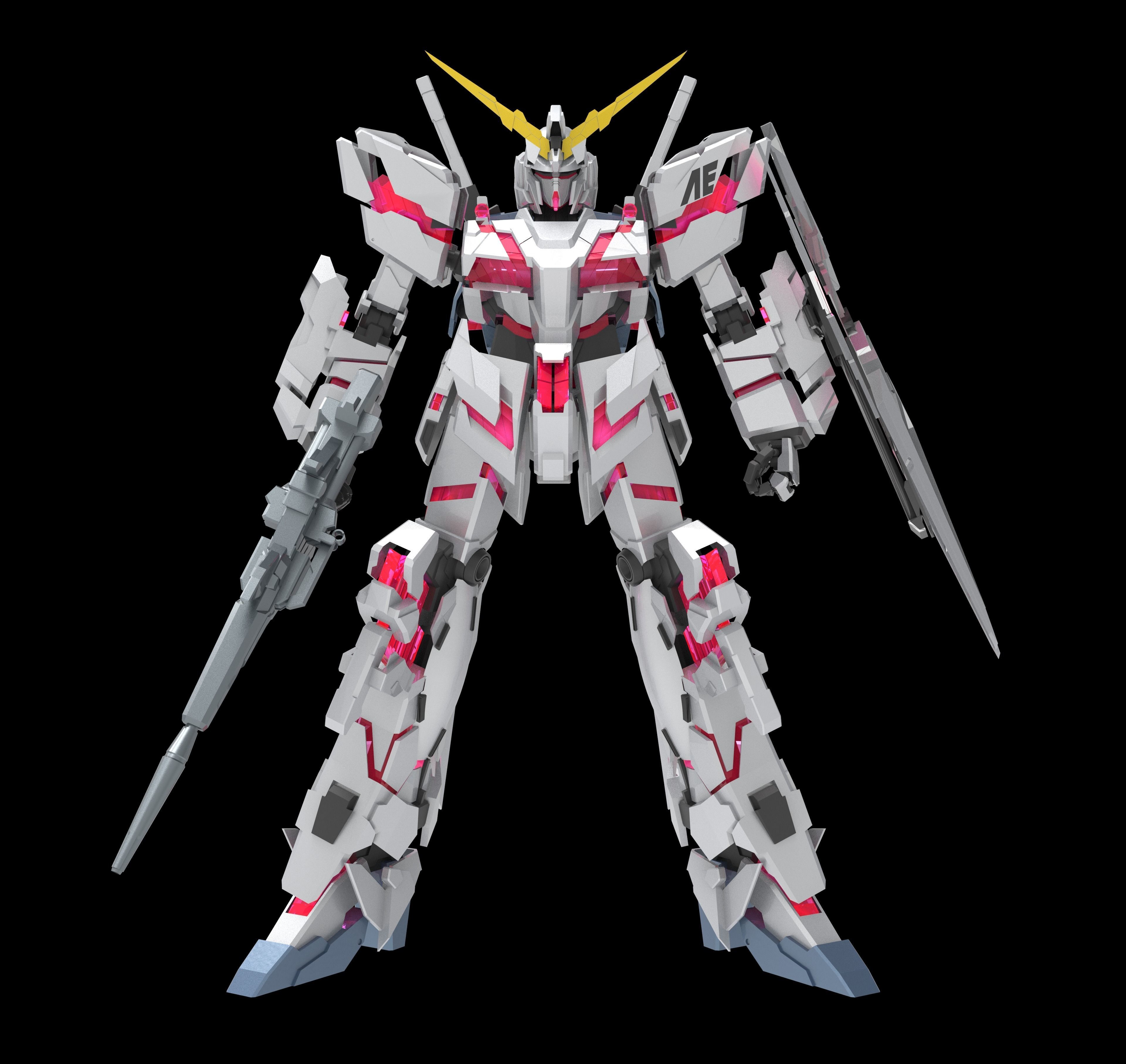 RX-0 Unicorn Gundam 3D model | CGTrader