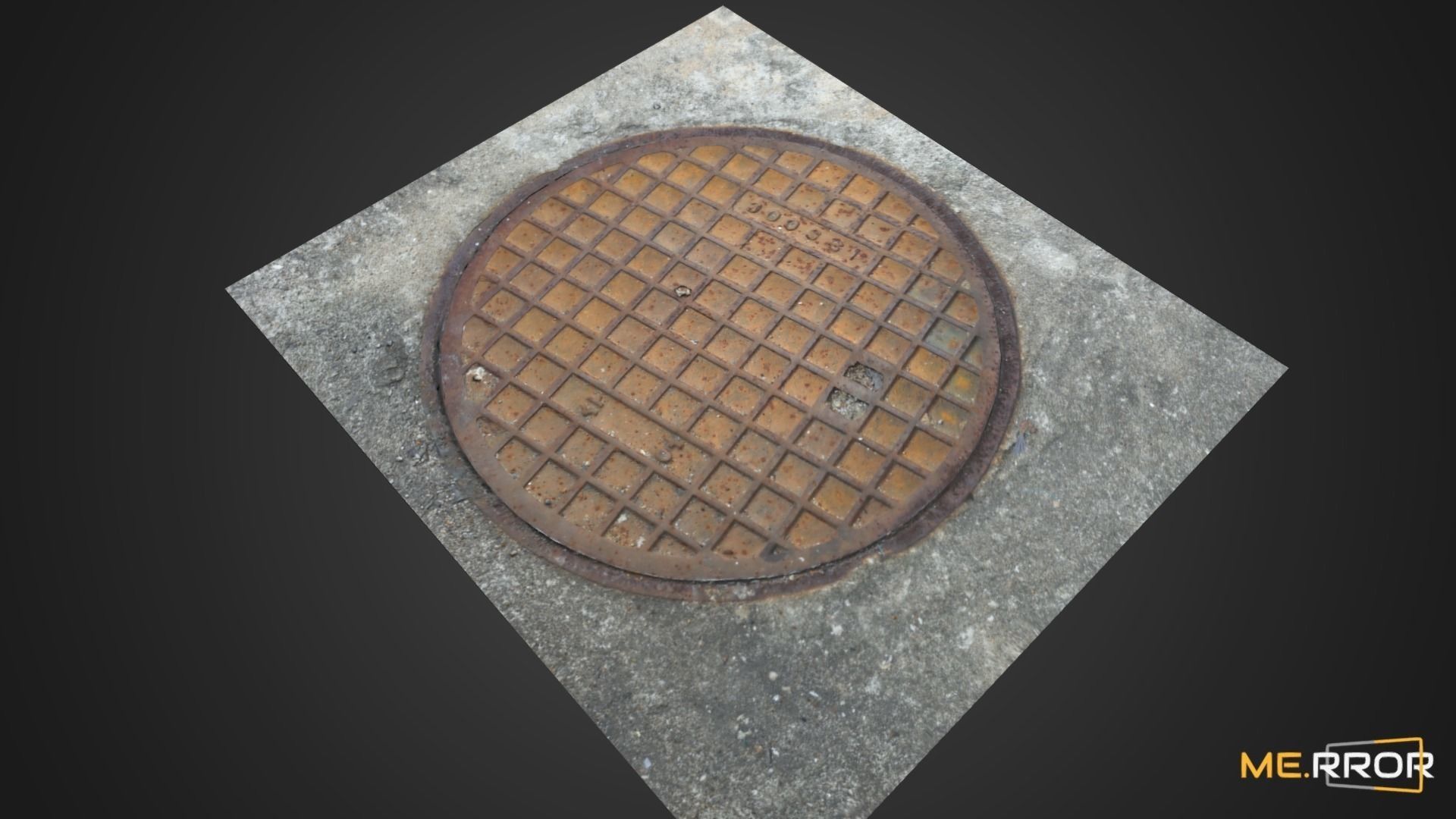 3D model Game Ready Manhole Cover 1 VR / AR / low-poly | CGTrader