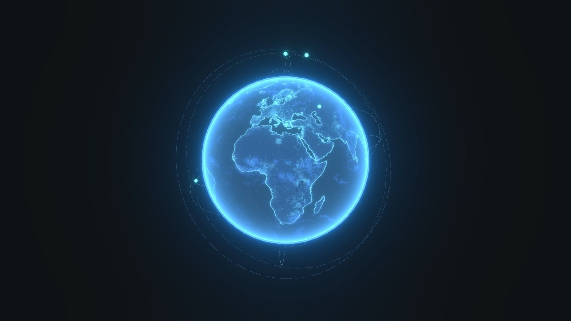 3D model Animated Hologram Planet Earth Sci-Fi 3D Model 8k Textures VR ...