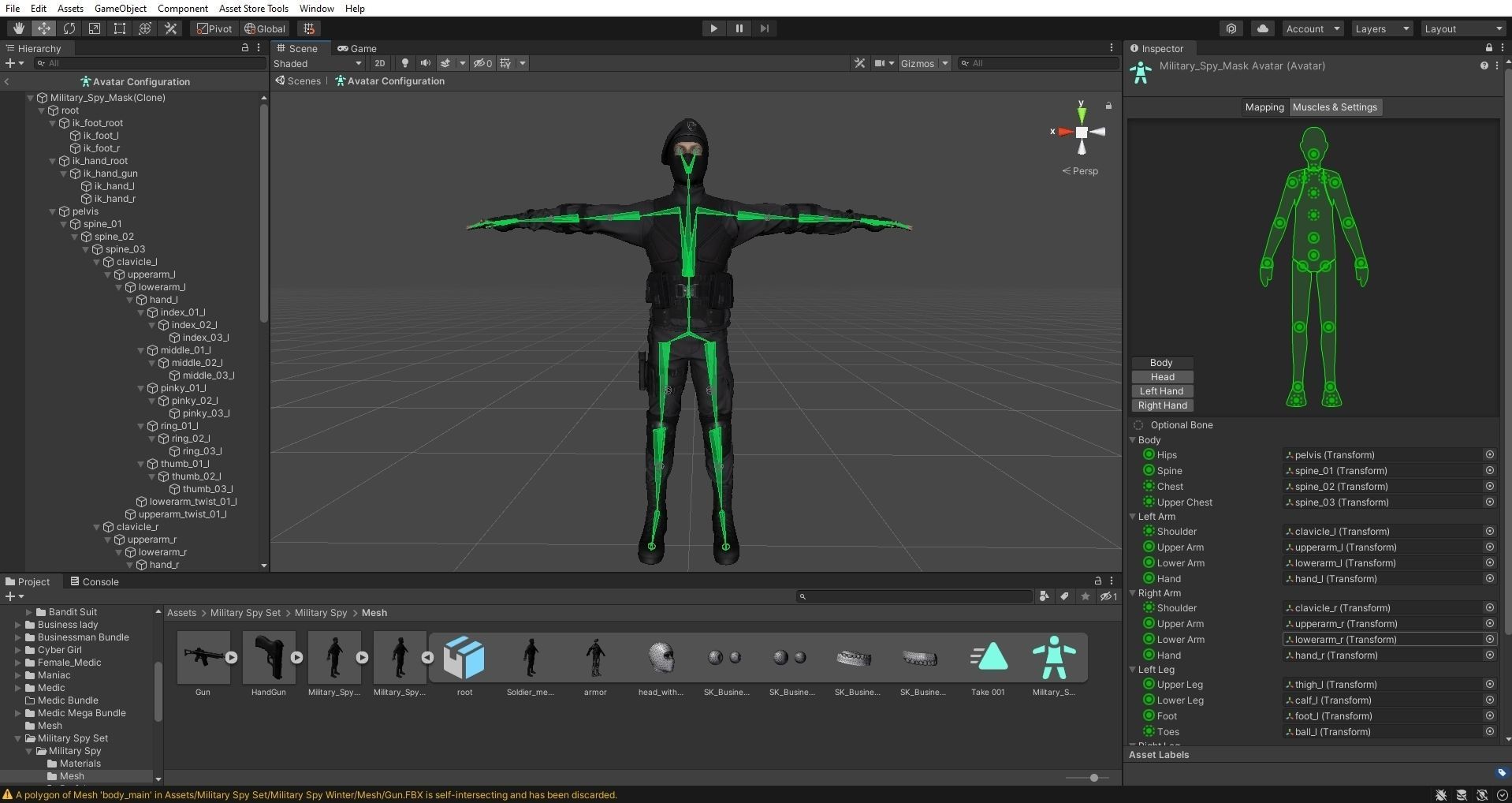 3D model Military Spy VR / AR / low-poly | CGTrader