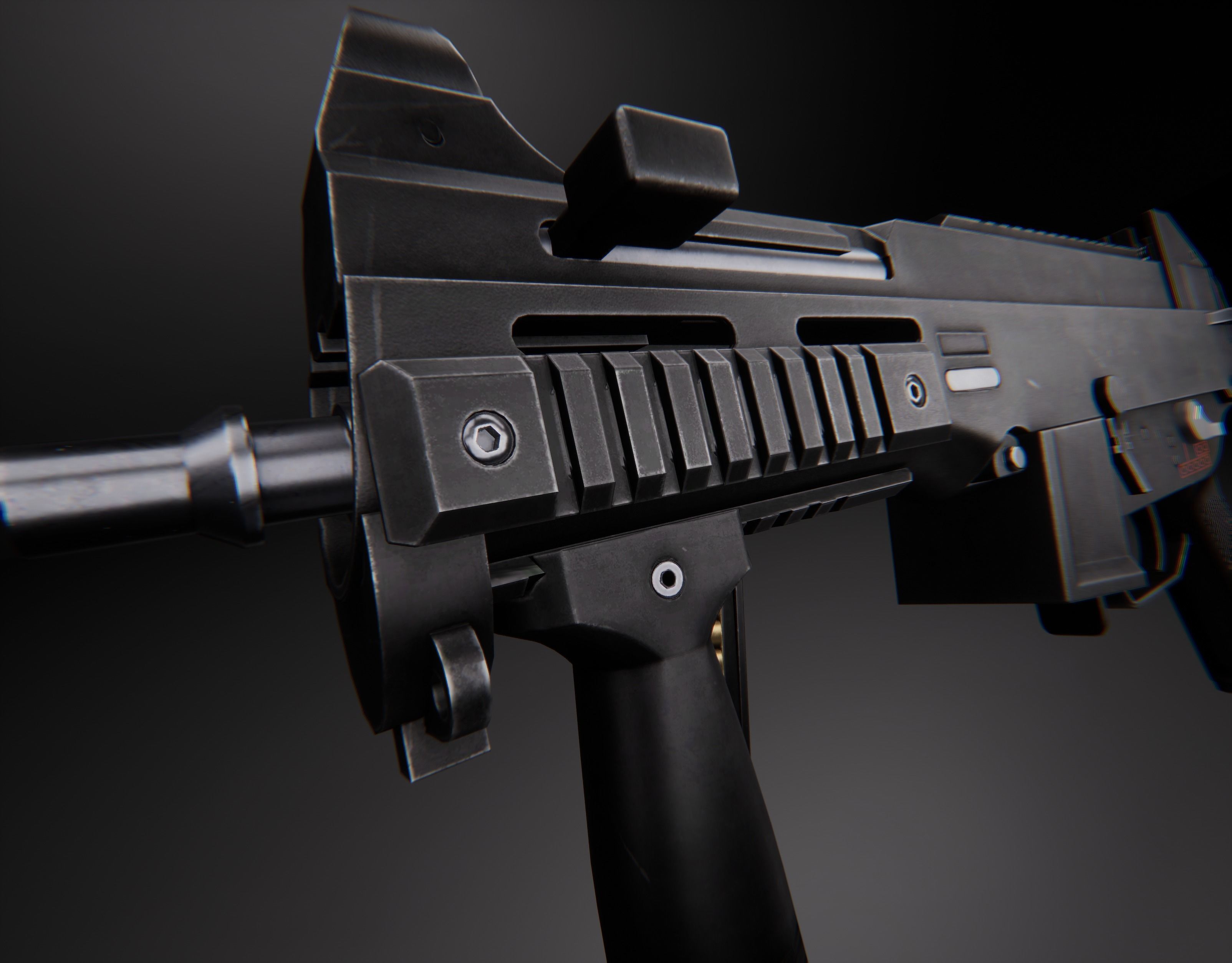 3D model Modern AAA SMG Pack Game Ready PBR VR / AR / low-poly | CGTrader