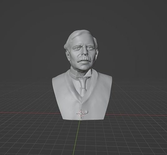 Ernest Rutherford 3D model 3D printable | CGTrader