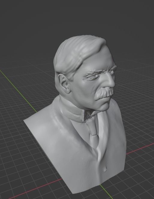 Ernest Rutherford 3D model 3D printable | CGTrader