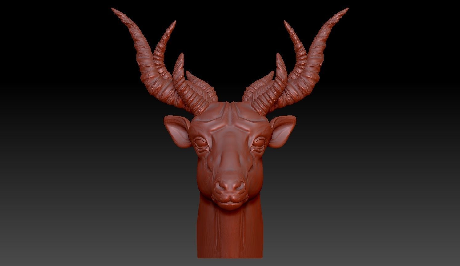 Goat Head 3D model 3D printable | CGTrader