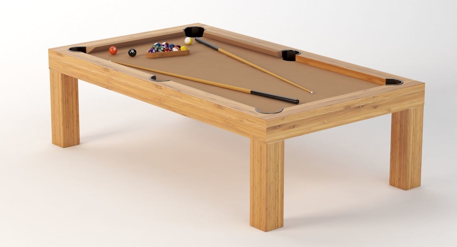 Precision Pool Dining Table 3D model | CGTrader