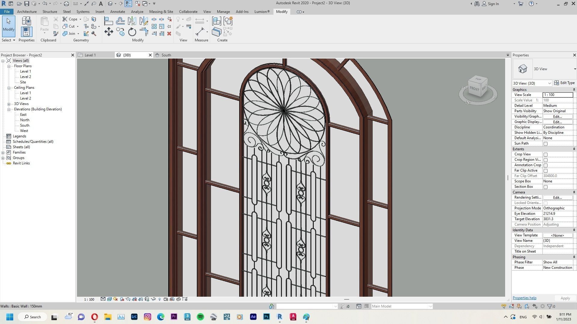 Classic Door Revit Family 3D model | CGTrader
