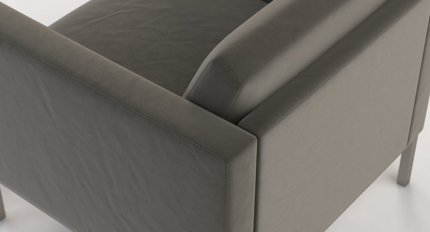 Nemschoff Riva Lounge Seating Armchair 3D model | CGTrader