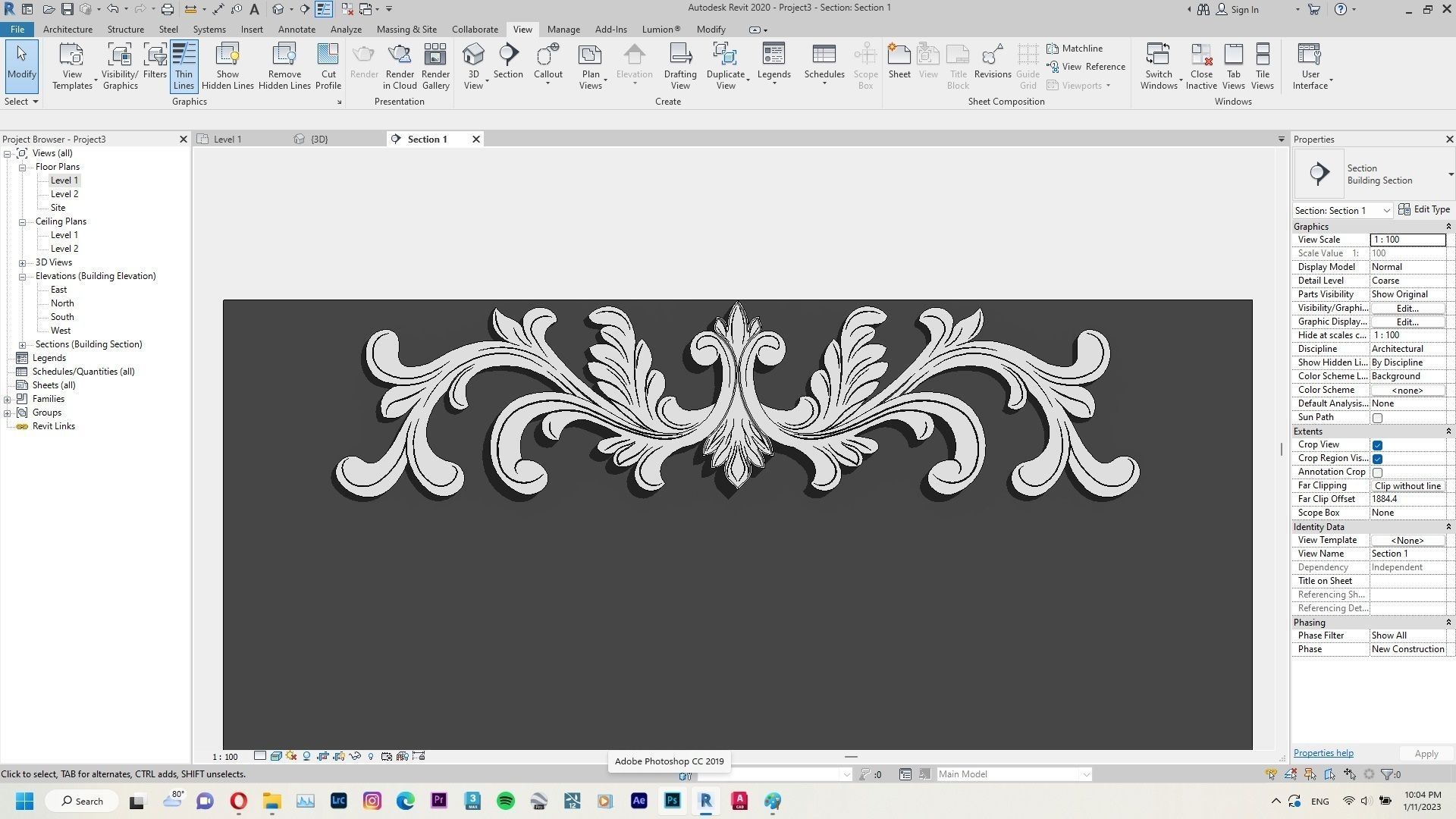 Classic Ornaments Revit Family 3D model | CGTrader