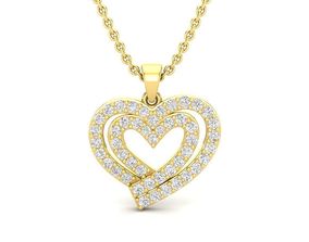 Double hearts 3D Printing Models | CGTrader