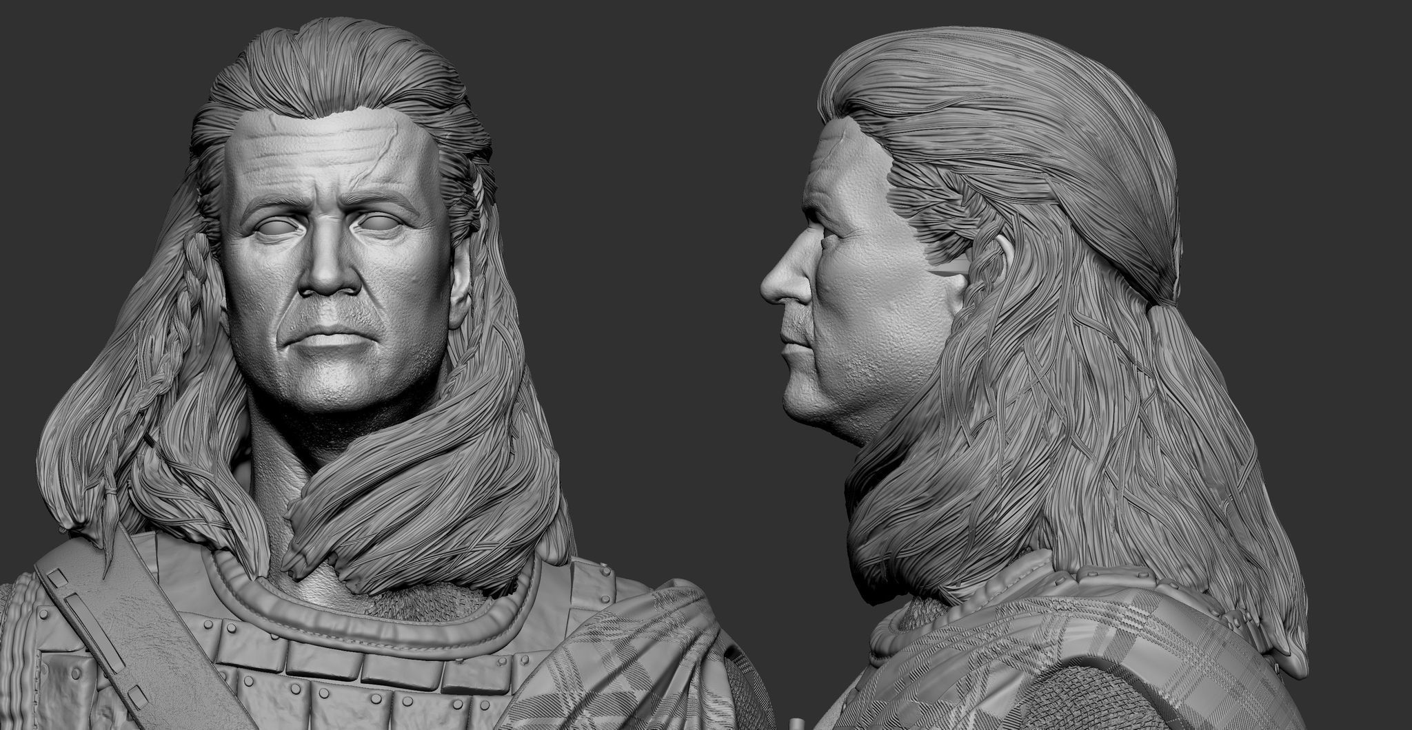 William Wallace Braveheart 3D model 3D printable | CGTrader