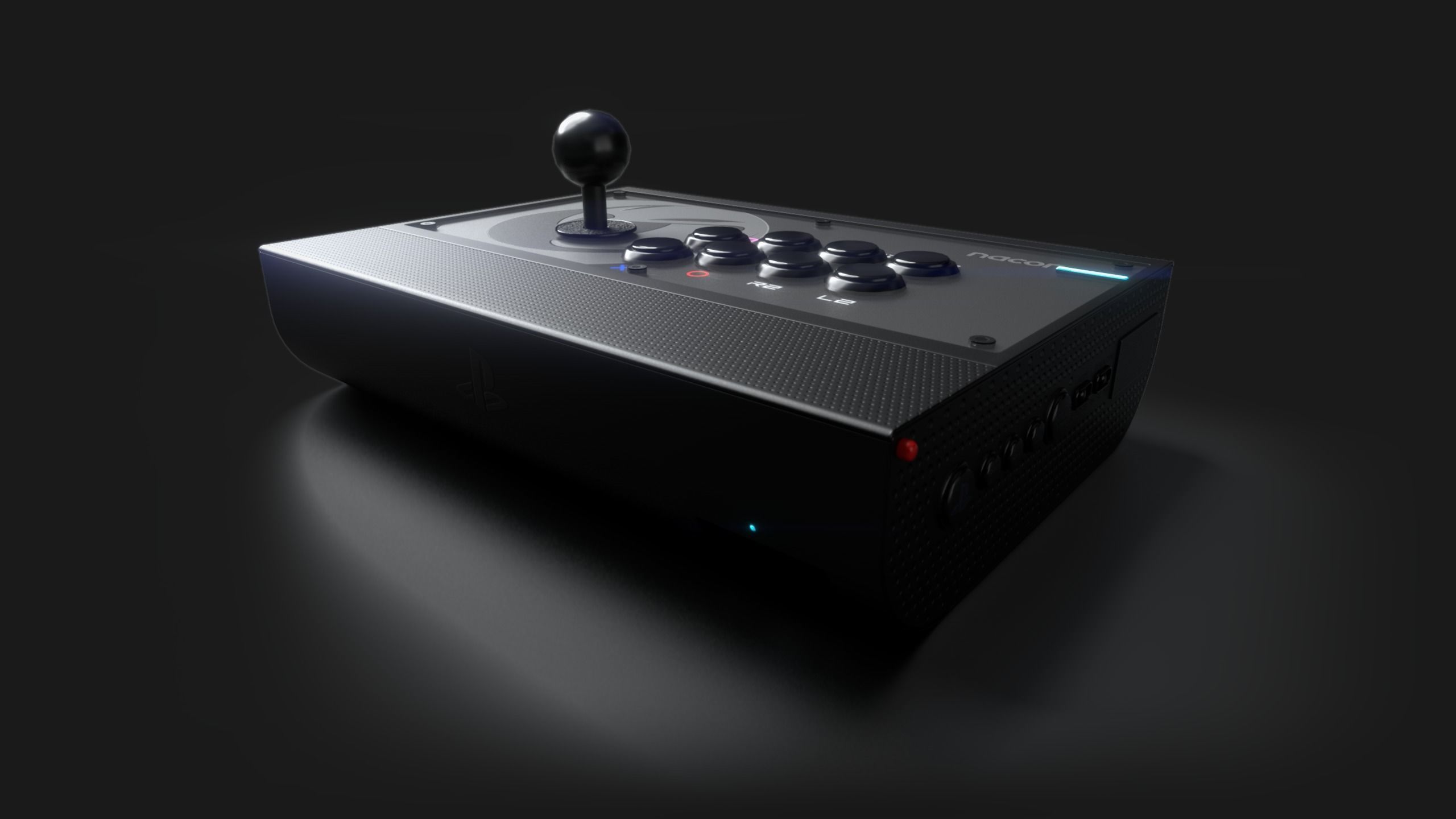 3D model ArcadeFight Stick Nacon Daija VR / AR / low-poly | CGTrader
