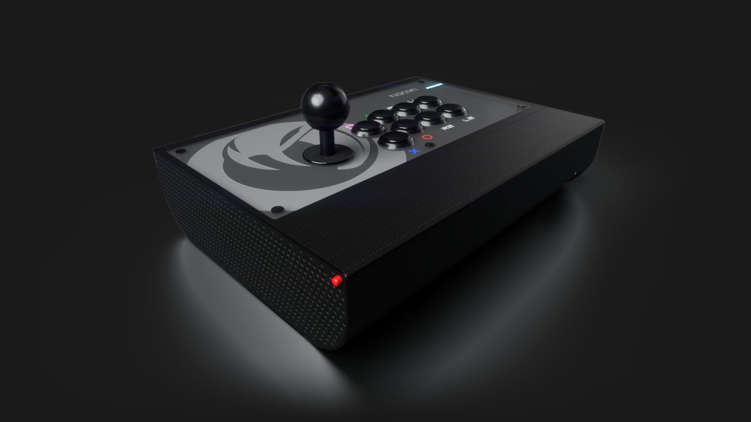 3D model ArcadeFight Stick Nacon Daija VR / AR / low-poly | CGTrader