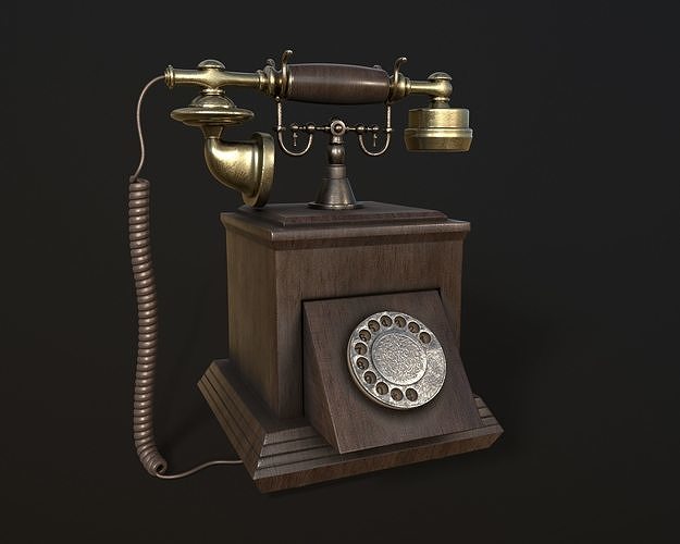 Vintage Phone 3D model | CGTrader