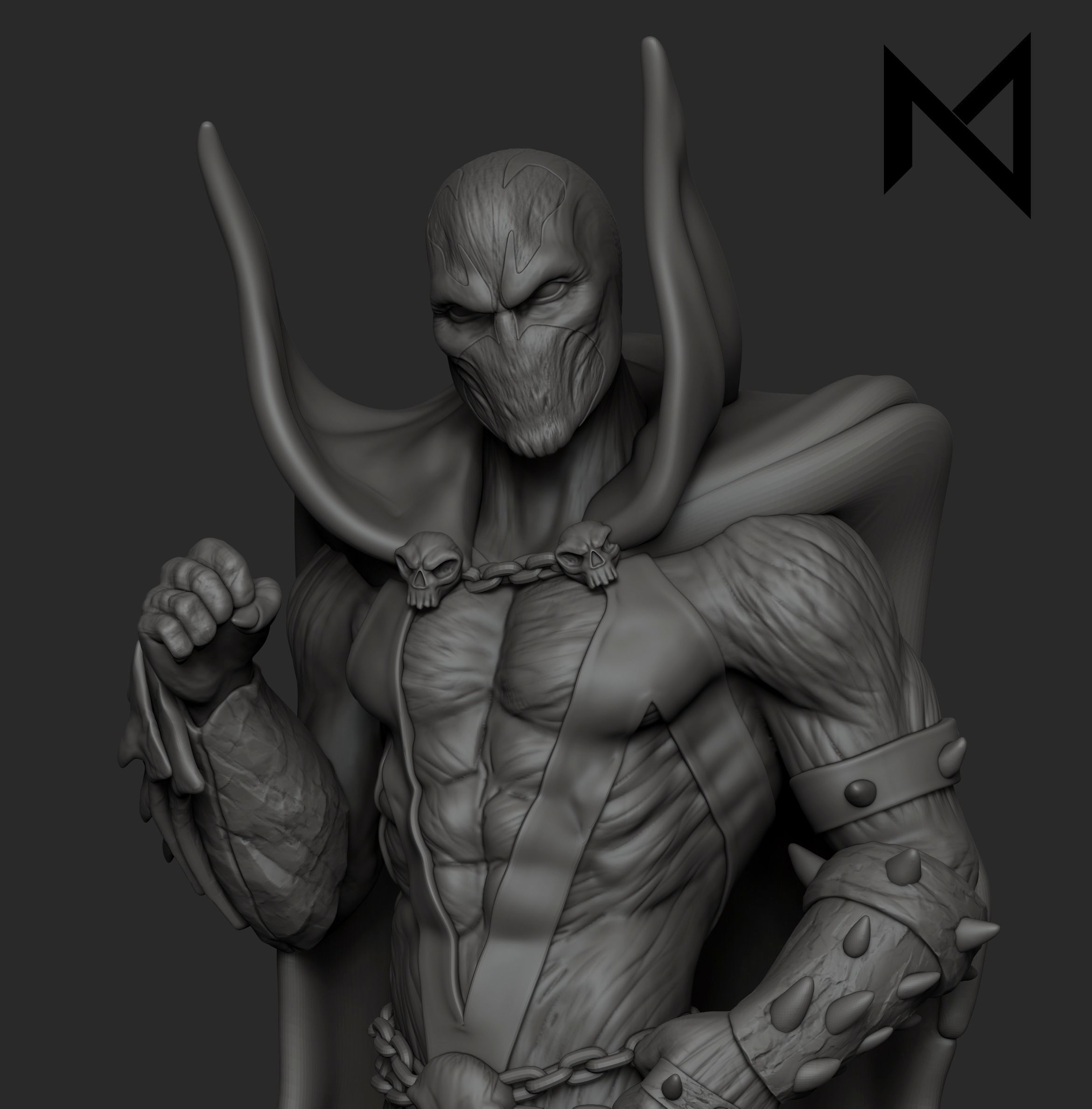 Spawn Sculpture 3D model 3D printable | CGTrader