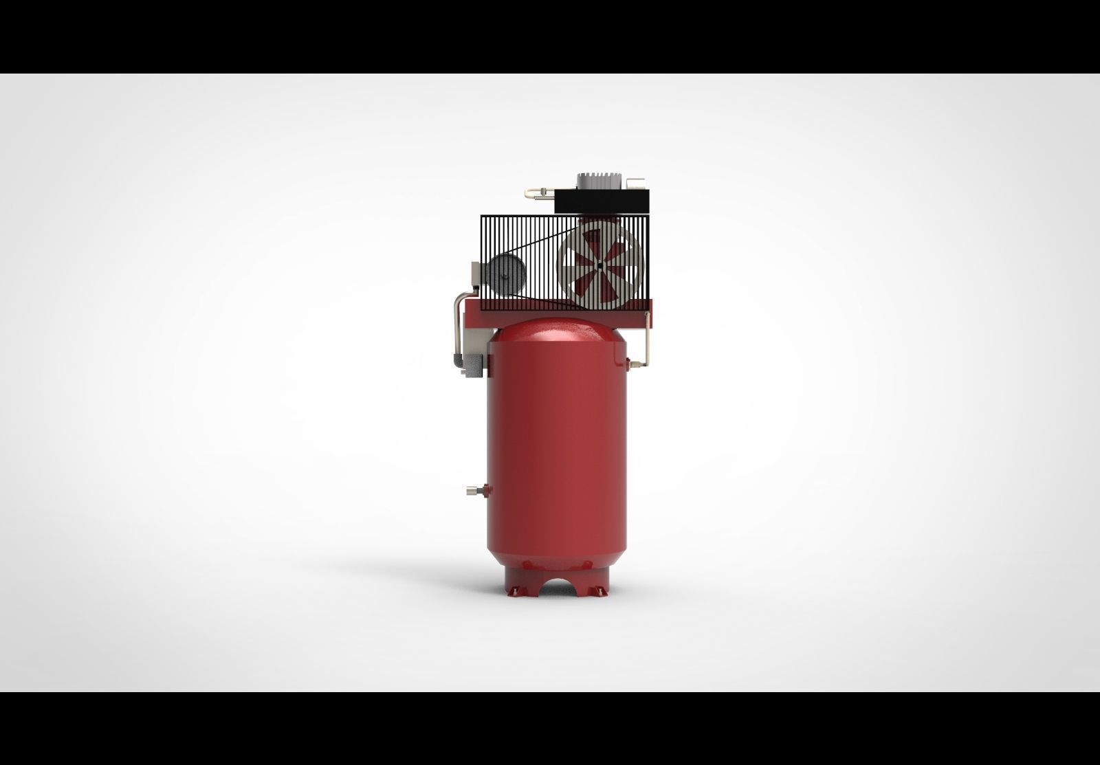 Air compressor type B 3D model | CGTrader
