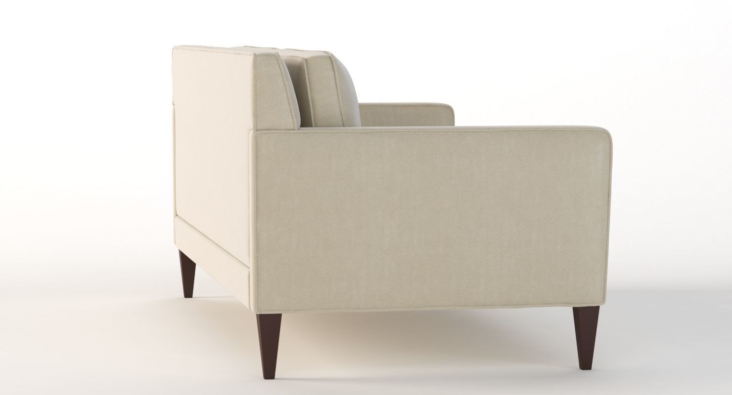 Crate And Barrel Rochelle Two Seater Sofa 3D model | CGTrader