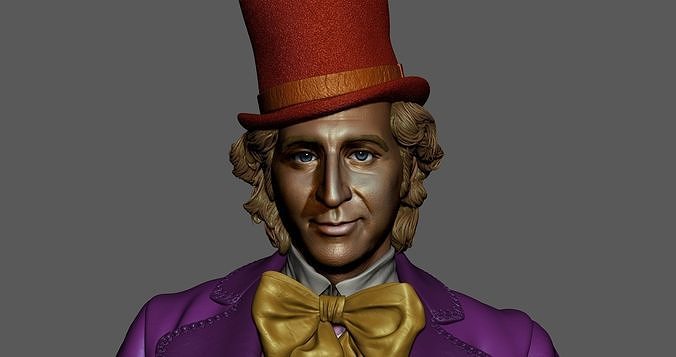 Willy Wonka Original version 3D model 3D printable | CGTrader