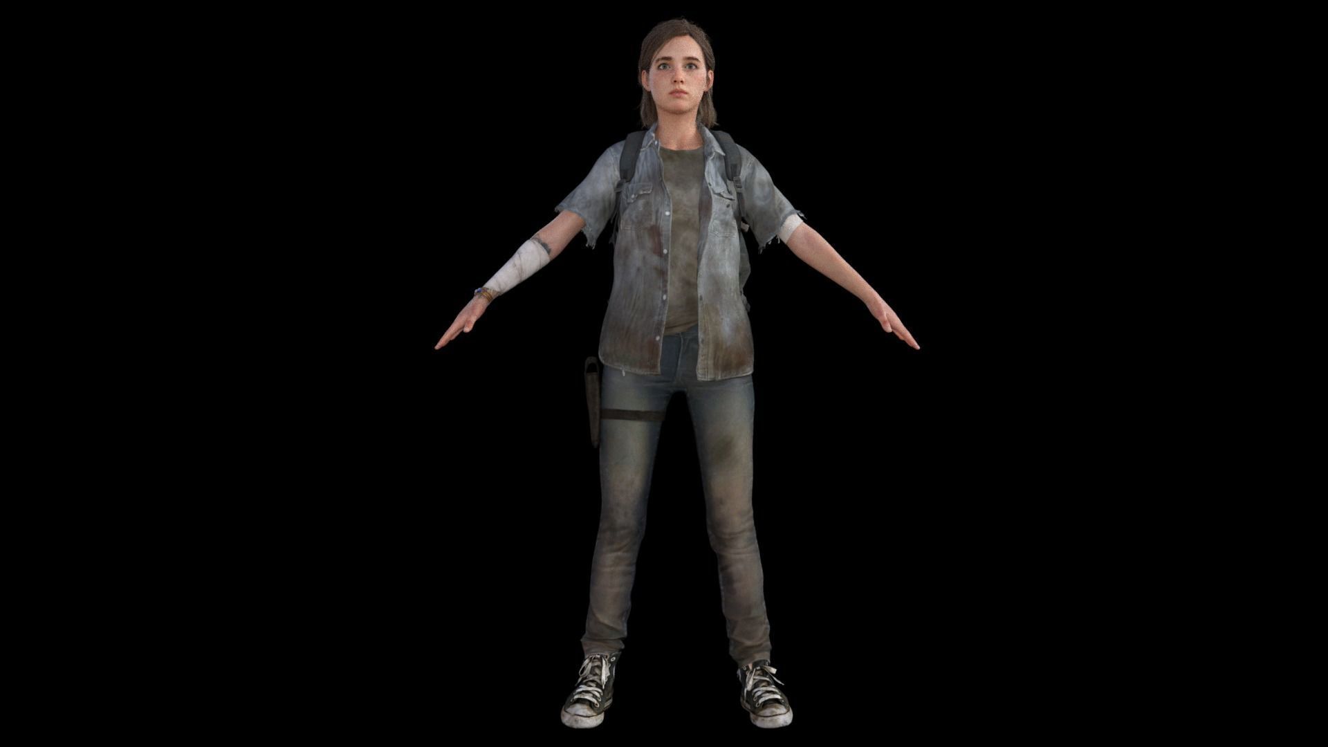 3D model Ellie Williams The Last of Us Part 2 VR / AR / low-poly | CGTrader