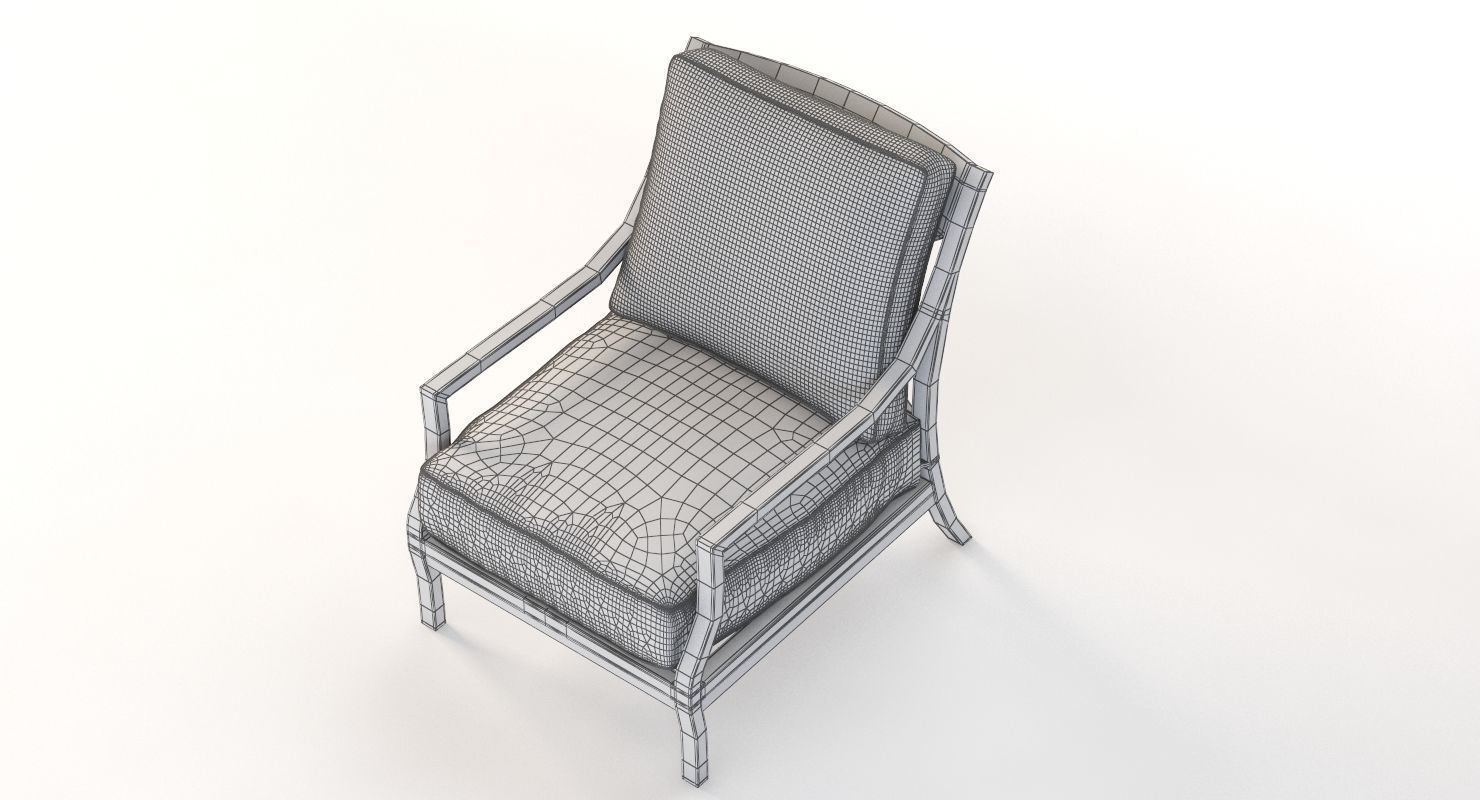Belize Lounge Chair Summer Classics 3D model | CGTrader