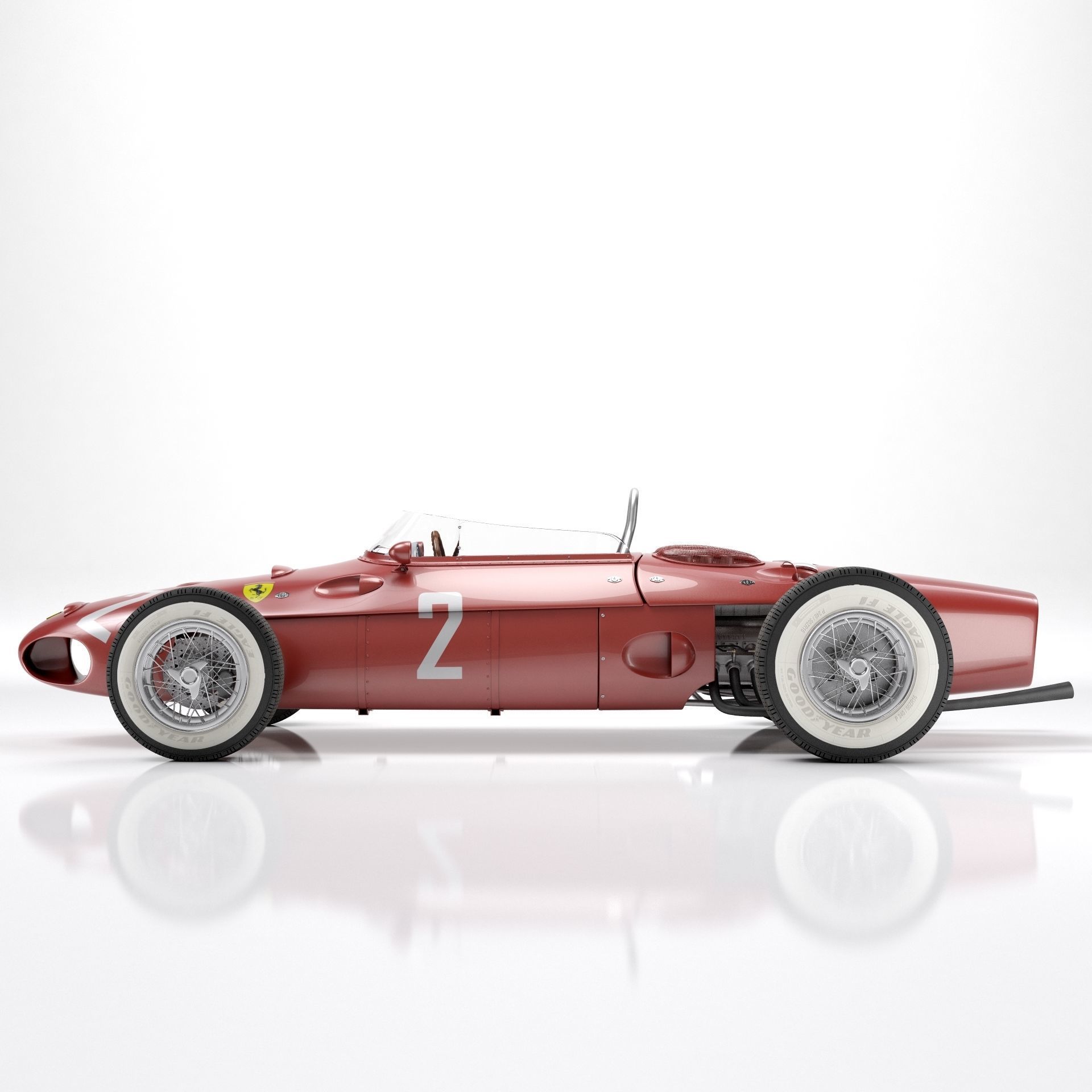 Ferrari F1 156 1961 3D model | CGTrader
