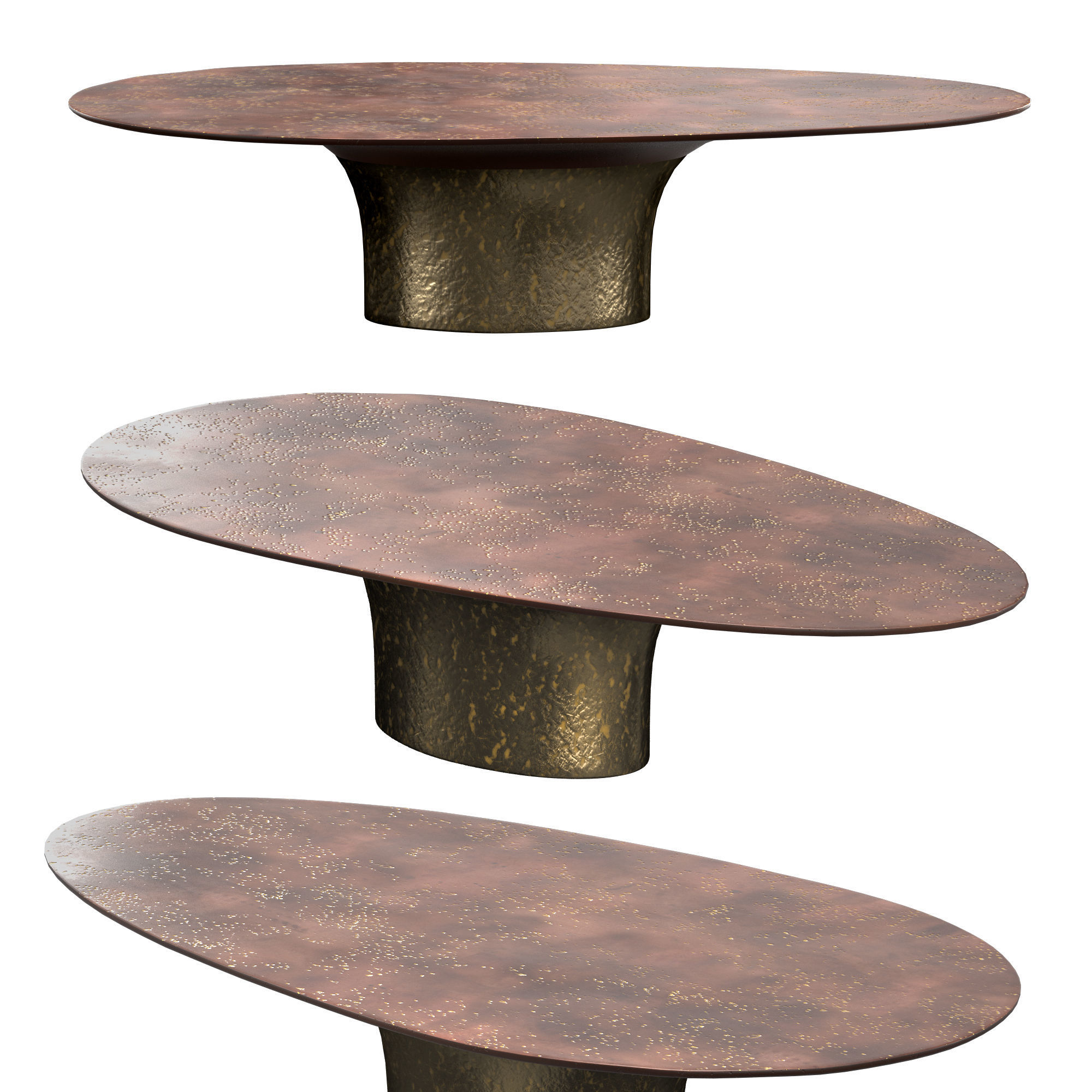 NR COPPER V1 LOW TABLE 3D model | CGTrader