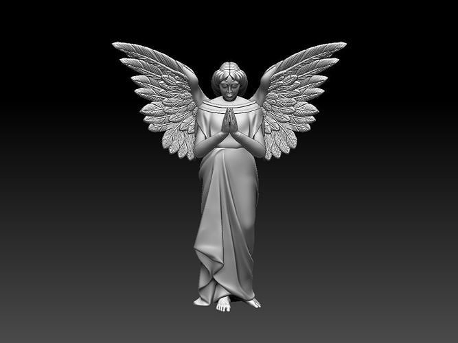 angel statue of 3D model 3D printable | CGTrader