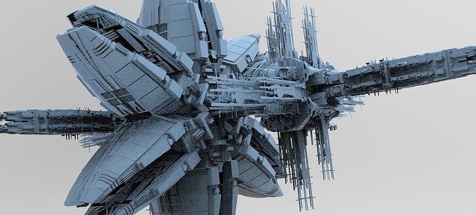 Revolving Gravity generator City 2 3D model | CGTrader